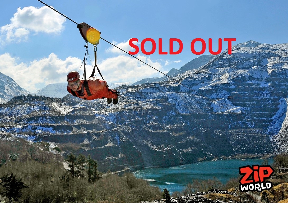 SOLD OUT - Zip World Velocity 2 - Francis House Children's Hospice